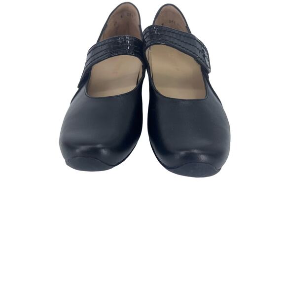Ziera | Shoes | New Ziera Heel Mary Jane 38 Black Leather | Poshmark